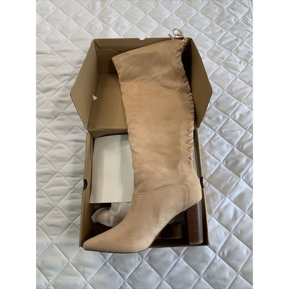 LAICIGO | Shoes | Laicigo Womens Pointed Toe Tall Boots Knee High Lace ...